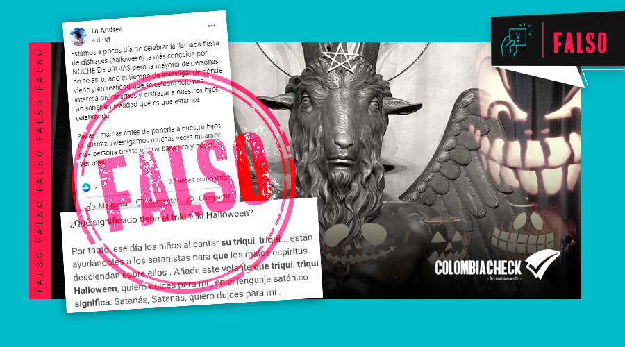 De nuevo, ‘triqui triqui Halloween’ no significa ‘Satanás, Satanás ...