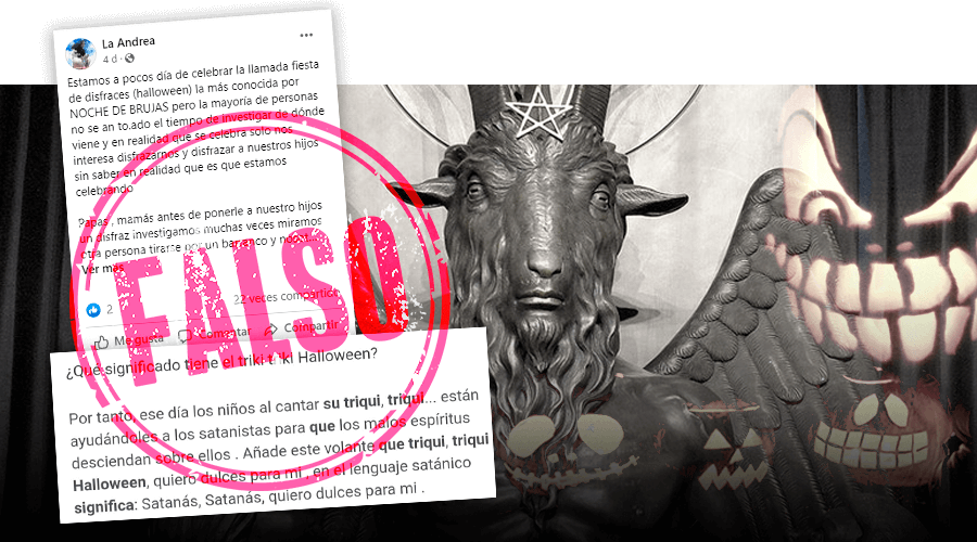 De nuevo, ‘triqui triqui Halloween’ no significa ‘Satanás, Satanás ...