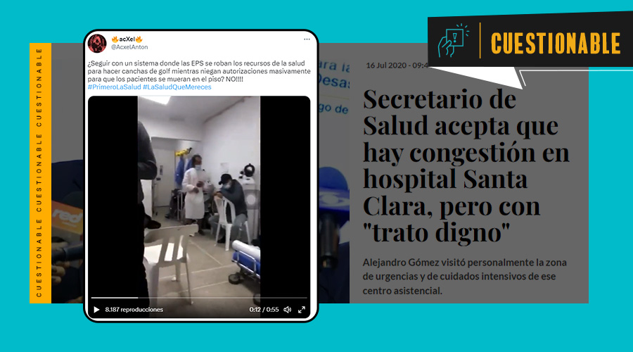 Usan video de hospital colapsado en pandemia para criticar a las EPS y ...