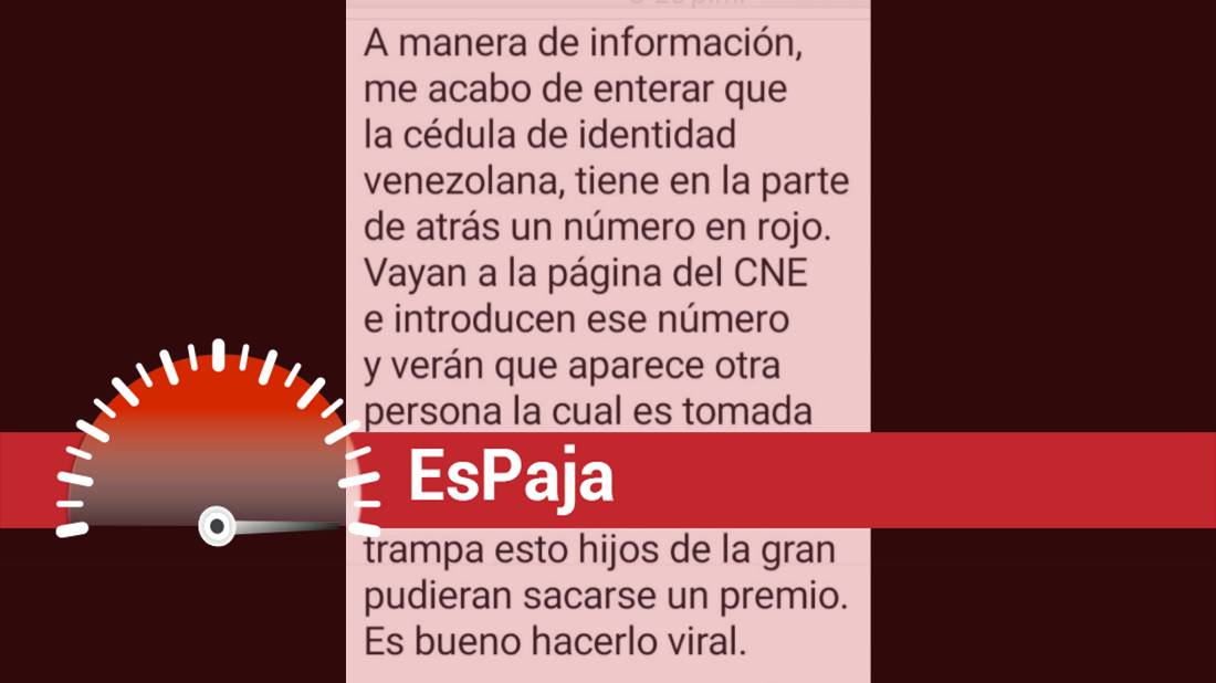 El código rojo detrás de la cédula venezolana no es tomado en cuenta a ...