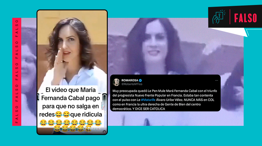 Video de María Fernanda Cabal cantando parodia política de ‘Telepatía ...