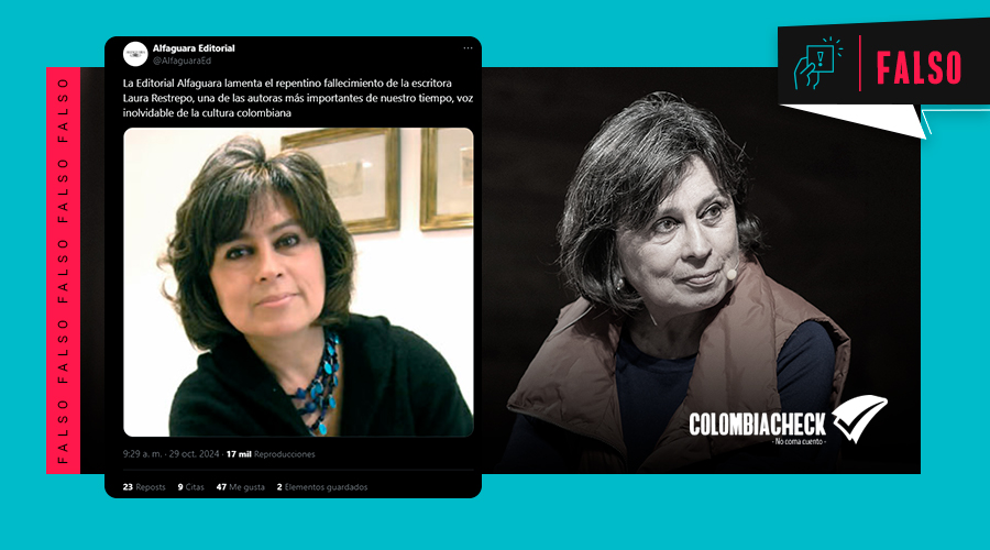 Falsa muerte de la escritora Laura Restrepo fue anunciada por cuenta ...