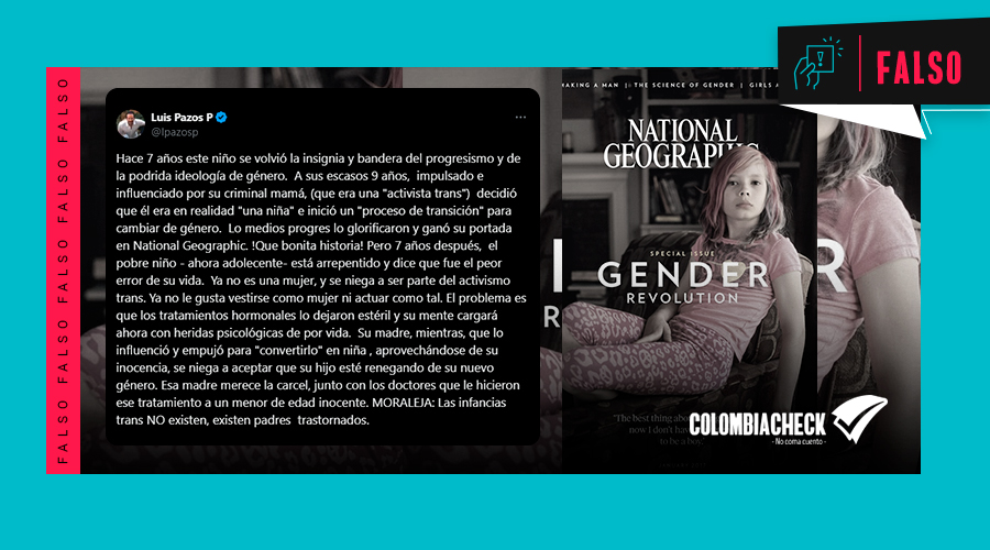 Niña trans en portada de National Geographic no ha dicho que se ...