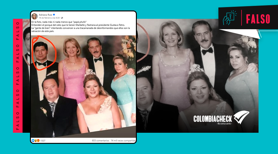 ‘Papá Pitufo’ no aparece con Pastrana en esta foto del matrimonio de la cantante Marbelle ...