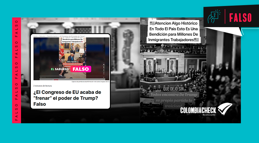 ¿El Congreso de EU acaba de “frenar” el poder de Trump? Falso ...