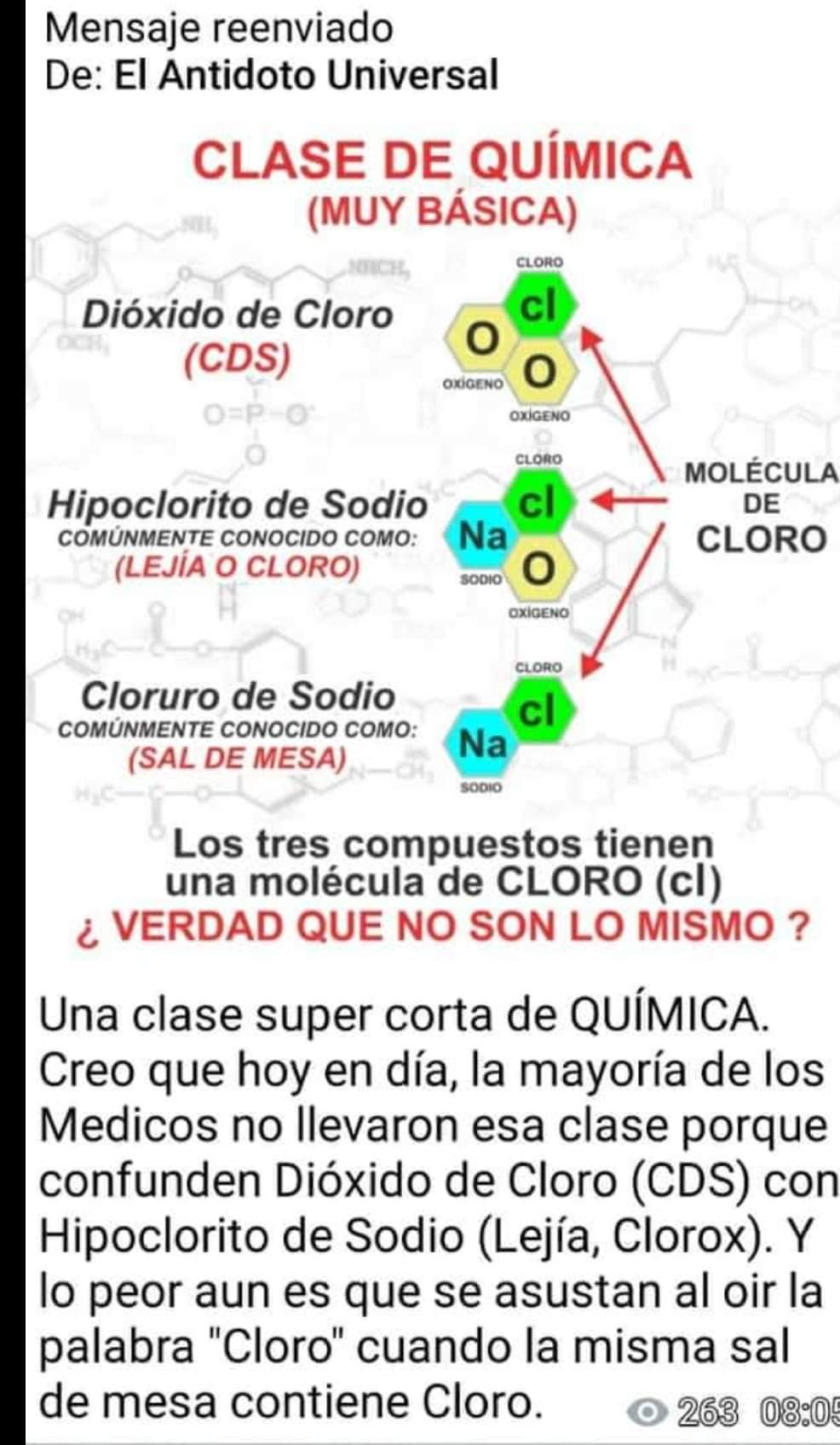 Dióxido de cloro es potencialmente tóxico, contrario a lo que afirmó la ...